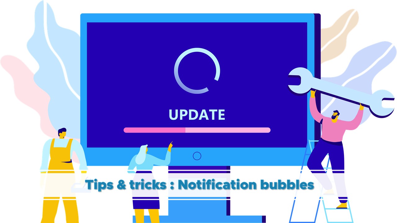 Shortways tips and tricks to create notification bubbles!